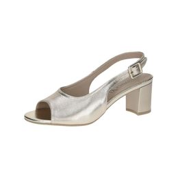 Caprice Sandalette in LT.GOLD METAL. | Gr.: 37