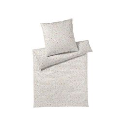 Elegante Bettw&auml;sche Holly in sand | Gr.: 135-x-200-plus-80-x-80-cm