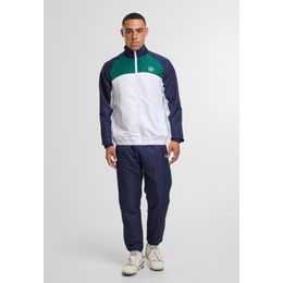 Sergio Tacchini Trainingsanzug 'Metropolis' Herren Gr&ouml;&szlig;e XS indigo / tanne / wei&szlig;