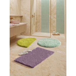 HEINE HOME unisex Badgarnitur apfelgr&uuml;n Gr&ouml;&szlig;e 47x50 cm + 45x50 cm - Deckelbezug + WC Vorlage ohne Ausschnitt