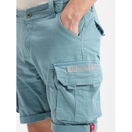 Alpha Industries Shorts Crew Short in petrol - 0007 | Gr.: 34
