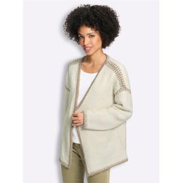 Heine Strickjacke in champagner | Gr.: 48-50