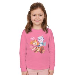 PAW PATROL Sweatshirt Pullover Oberteil Langarm in pink | Gr.: 122/128