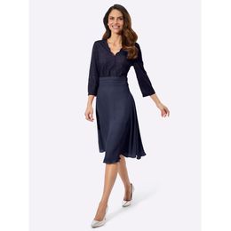 WITT WEIDEN Spitzen-Kleid in marine | Gr.: 54