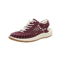 Keen Sandalen Uneek Canvas in fig/birch | Gr.: 39