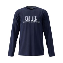 Kidsworld Langarmshirt in marine | Gr.: 176/182