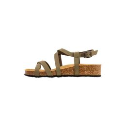 Divine Factory Ledersandalen Noga Tahel Edge Gr&uuml;n | Gr.: 39