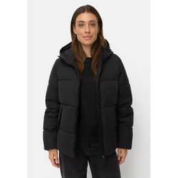 Camel Active Gef&uuml;tterte Jacke mit reflektierenden Details in Schwarz | Gr.: 40