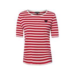 Franco Callegari T-Shirt in rot wei&szlig; | Gr.: S