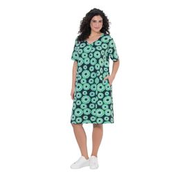 Ulla Popken Jerseykleid in grasgr&uuml;n | Gr.: 50-52