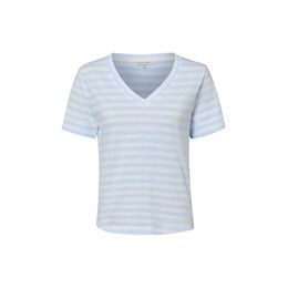 Marie Lund T-Shirt in wei&szlig; hellblau - 0002 | Gr.: L
