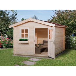Weka Blockbohlenhaus 'Nagold 1' Gr&ouml;&szlig;e 1