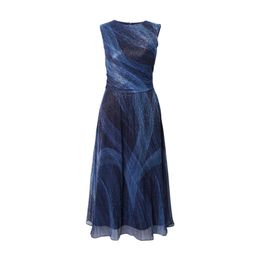 Swing Kleid Damen Gr&ouml;&szlig;e 42 blau / dunkelblau