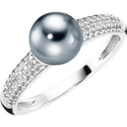 CR&Eacute;ATION L Damen Ring grau Gr&ouml;&szlig;e 17