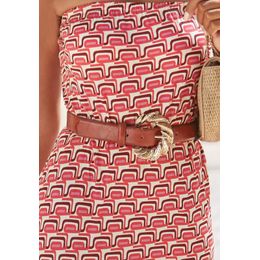 Lascana Damen H&uuml;ftg&uuml;rtel, Braun, Gr. 105, G&uuml;rtel, Material: Leder