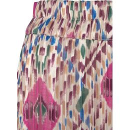 Lascana Damen Plisseerock, Bunt, Gr. 36, Lange R&ouml;cke, Material: Polyester