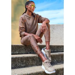 active by Lascana LASCANA ACTIVE Damen Funktionsleggings, Bunt, Gr. L (44/46), Hosen, Material: Polyester