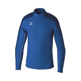 Erima Sweatshirt Jungen Gr&ouml;&szlig;e 128 blau / schwarz / wei&szlig;