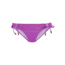 Lascana Damen Bikini-Slip, Lila, Gr. 40, Bikinihosen, Material: Polyamid