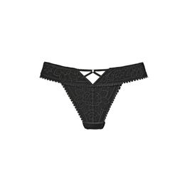 Lascana Damen String, Schwarz, Gr. 36/38, Unterhosen, Material: Polyamid
