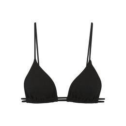 Triangel-Bikini-Top, Schwarz, Gr. 34A/B, Copenhagen Studios, Damen, Triangel-Bikinis, Material: Polyamid, Elasthan