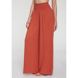 Damen Leinenhose, Orange, Gr. 44/46, French Connection, Sommerhosen, Material: Viskose