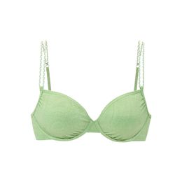 s.Oliver B&uuml;gel-Bikini-Top, Blau, Gr. 40D, Damen, B&uuml;gel-Bikinis, Material: Polyamid, Elasthan