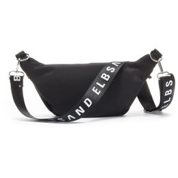 ELBSAND Damen Bauchtasche, Schwarz, Handtaschen, Material: Textil