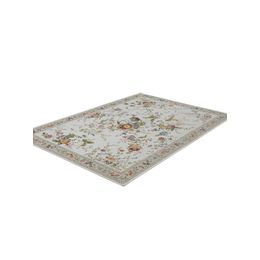 Theko Teppich, Blau, Gr. 2x 60x90 cm + 1x 70x220 cm - Bettumrandung, Teppiche, Material: Polyester