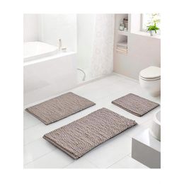 Grund Badematte, Braun, Gr. 60x100 cm - rechteckig, Badematten, Material: Polyester