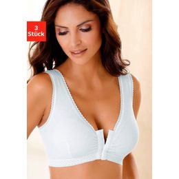 Damen Soft-BH, Bunt, Gr. 90B/C/D, petite fleur by Lascana, B&uuml;gellose BHs, Material: Baumwolle