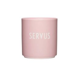 Design Letters Becher rosa/pink Porzellan Ma&szlig;e (cm): H: 8,5 &Oslash;: 8.0 &raquo; M&ouml;bel Kraft