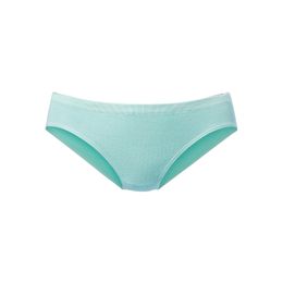 Lascana Damen Slip, Blau, Gr. 48/50, Unterhosen, Material: Baumwolle
