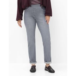 Damen Bequeme Jeans "Style CARINA"grau, Gr. 38, RAPHAELA BY Brax, Denim/Jeans, 93% Baumwolle, 5% Elastomultiester, 2% Elasthan, Jeans