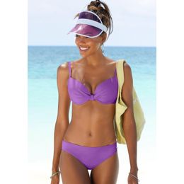 s.Oliver B&uuml;gel-Bikini-Top, Lila, Gr. 36C, Damen, B&uuml;gel-Bikinis, Material: Polyamid, Elasthan