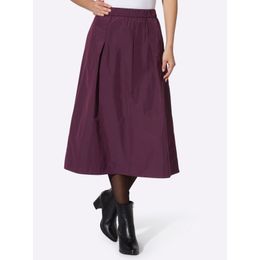 Heine Damen A-Linien-Rock, Rot, Gr. 34, Lange R&ouml;cke, Material: Polyester