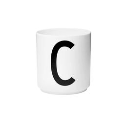 Design Letters Buchstabenbecher wei&szlig; Porzellan Ma&szlig;e (cm): H: 8,5 &Oslash;: 8.0 &raquo; M&ouml;bel Kraft