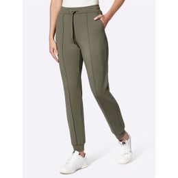 Heine Damen Schlupfhose, Gr&uuml;n, Gr. 50, 7/8-Hose, Material: Viskose