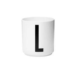 Design Letters Buchstabenbecher wei&szlig; Porzellan Ma&szlig;e (cm): H: 8,5 &Oslash;: 8.0 &raquo; M&ouml;bel Kraft