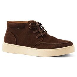 LANDS' END Schn&uuml;rboots aus Veloursleder, Herren, size: regular, Braun, Rauleder, by Lands' End