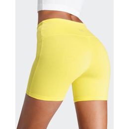 Lascana Damen Shorts, Gelb, Gr. 40/42, Shorts, Material: Baumwolle