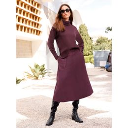 Heine Damen Rollkragenpullover, Rot, Gr. 34, Rollkragen Pullover, Material: Baumwolle