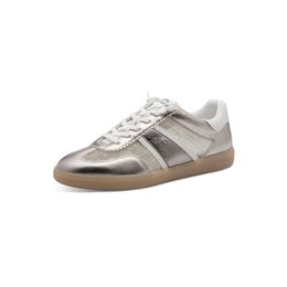 Tamaris Sneaker Damen Gr&ouml;&szlig;e 37 dunkelbeige / wollwei&szlig; Sommerschuhe