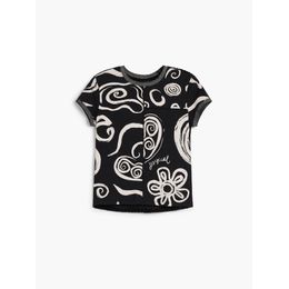 Desigual Shirt female size XL Black / Off white