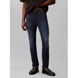 Herren Skinny-fit-Jeans "SKINNY"harpoon, Gr. 36, Calvin Klein Jeans, Denim/Jeans, Obermaterial: 80% Baumwolle, 12% Polyester, 6% Elastomultiester, 2%