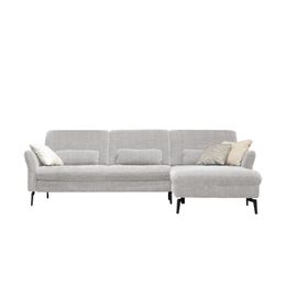 Kollektion Kraft Ecksofa Cord DANTE silber &raquo; M&ouml;bel Kraft