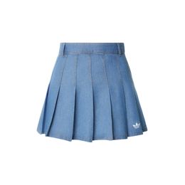 adidas originals Skirt 'DENIM PLEATED' female size 38 Blue denim