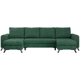 M&ouml;bel Kraft Wohnlandschaft Gr&uuml;n gr&uuml;n Ma&szlig;e (cm): B: 312 H: 90 &raquo; M&ouml;bel Kraft