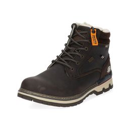 Damen Schn&uuml;rstiefelette "Dockers by Gerli Stiefelette Lederimitat", Dockers by Gerli, Gr. 47schoko, Lederimitat, Schuhe