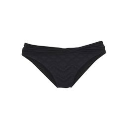 Lascana Damen Bikini-Slip, Schwarz, Gr. 44, Bikinihosen, Material: Polyamid